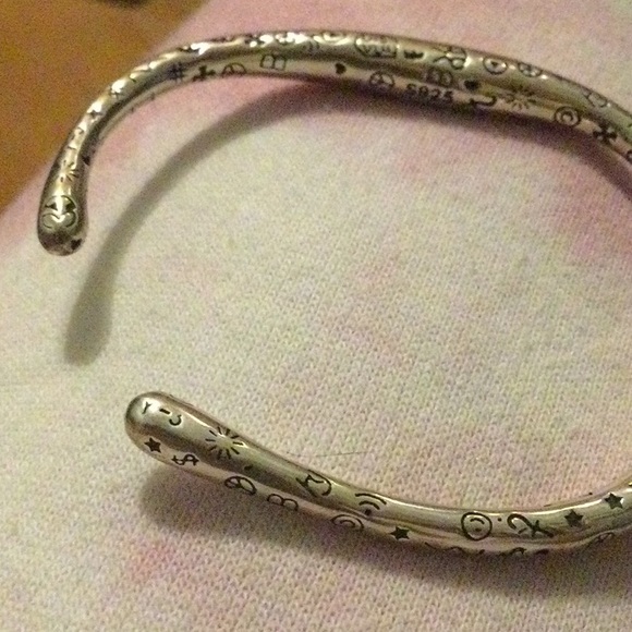 Anthropologie | Jewelry | New Anthro Everyday Symbols Cuff Bracelet 925 ...